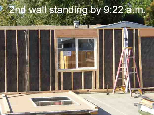 California Precut Homes - House going up