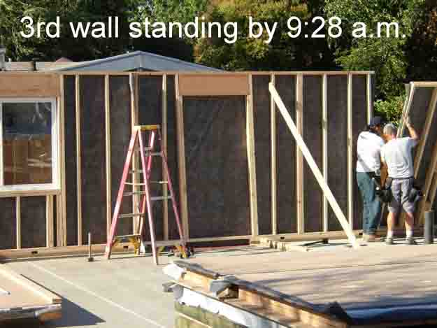 California Precut Homes - House going up