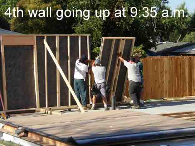 California Precut Homes - House going up