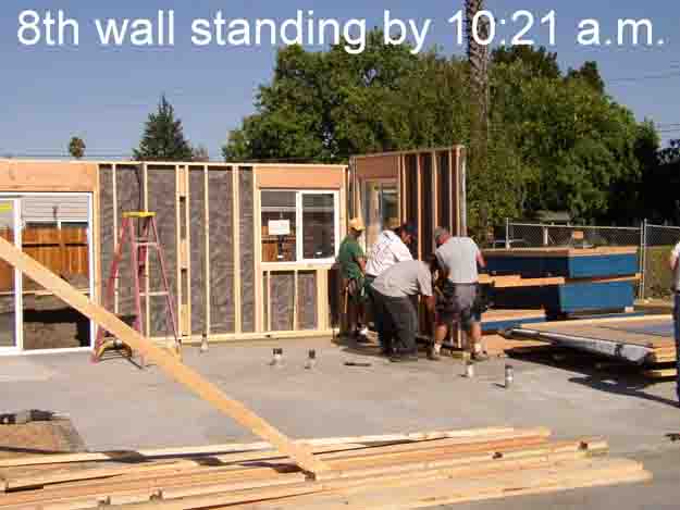 California Precut Homes - House going up