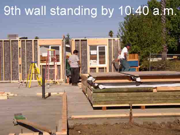 California Precut Homes - House going up