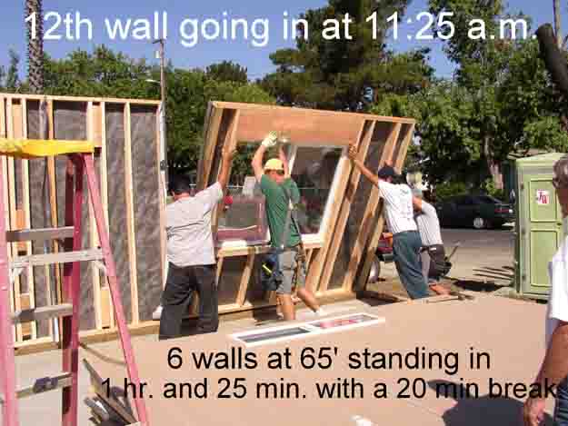 California Precut Homes - House going up