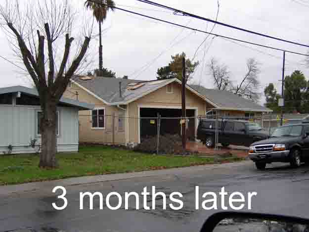 California Precut Homes - House going up